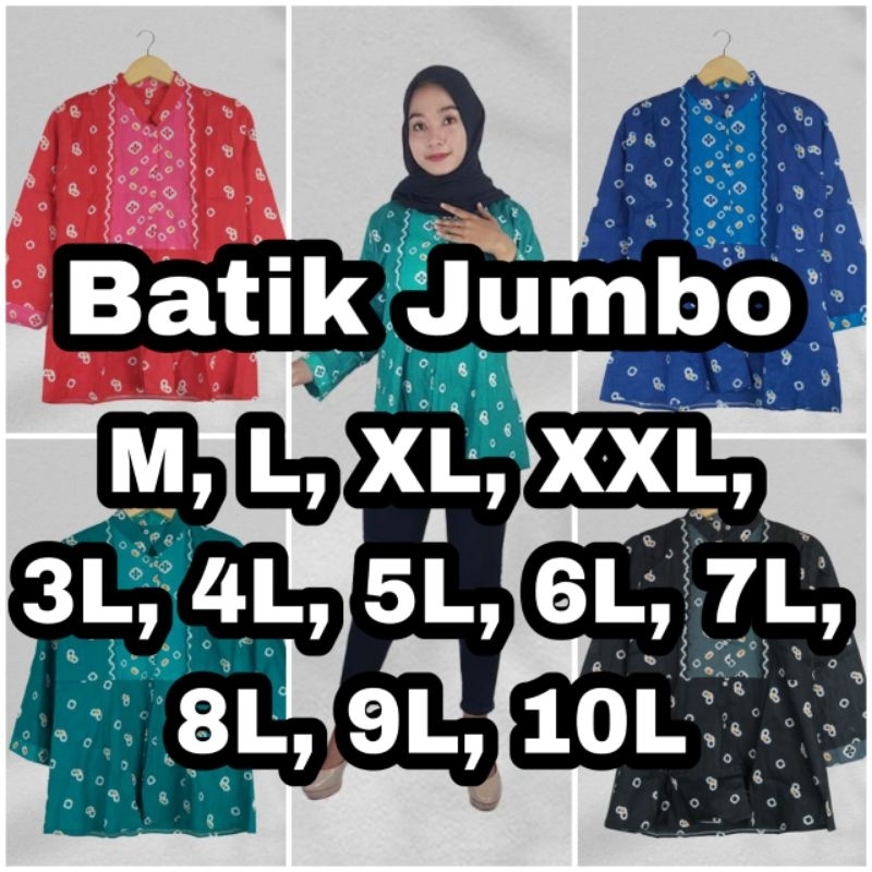 Jual Batik jumbo BIG SIZE JUMBO M.L.Xl.XXL XXXL 3L 4L 5L | Shopee Indonesia