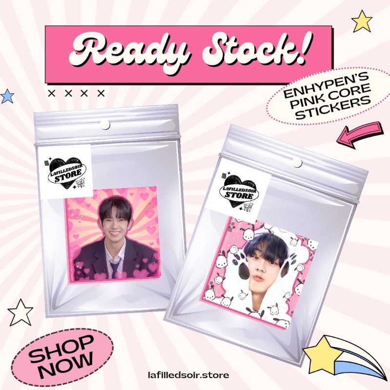 Jual mails sticker / stickers deco kpop ala sellkor enhypen | Shopee ...