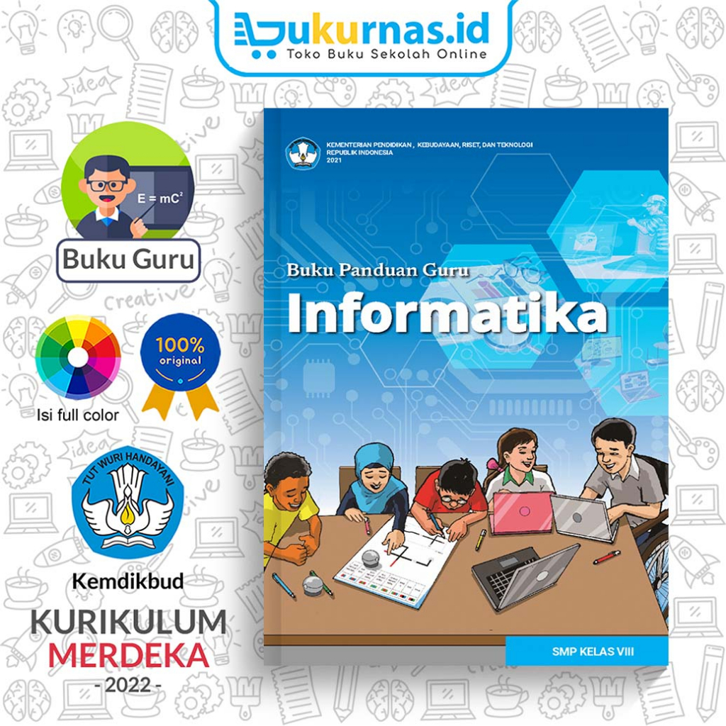 Jual Buku Panduan Guru Informatika SMP/MTS Kelas 8 K-Merdeka | Shopee Indonesia