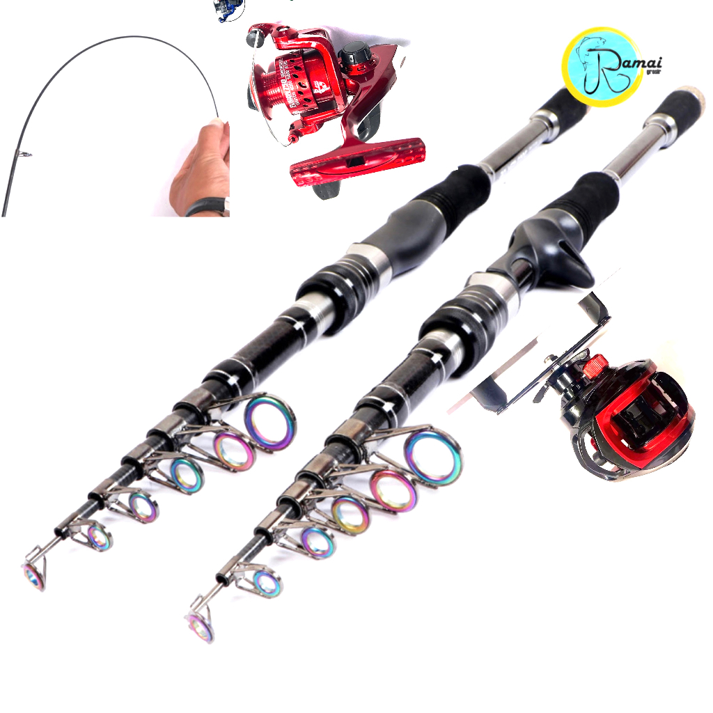 Jual SET JORAN CASTING SPINNING ULTRALIGHT UL ACTION MH POWER METAL ...