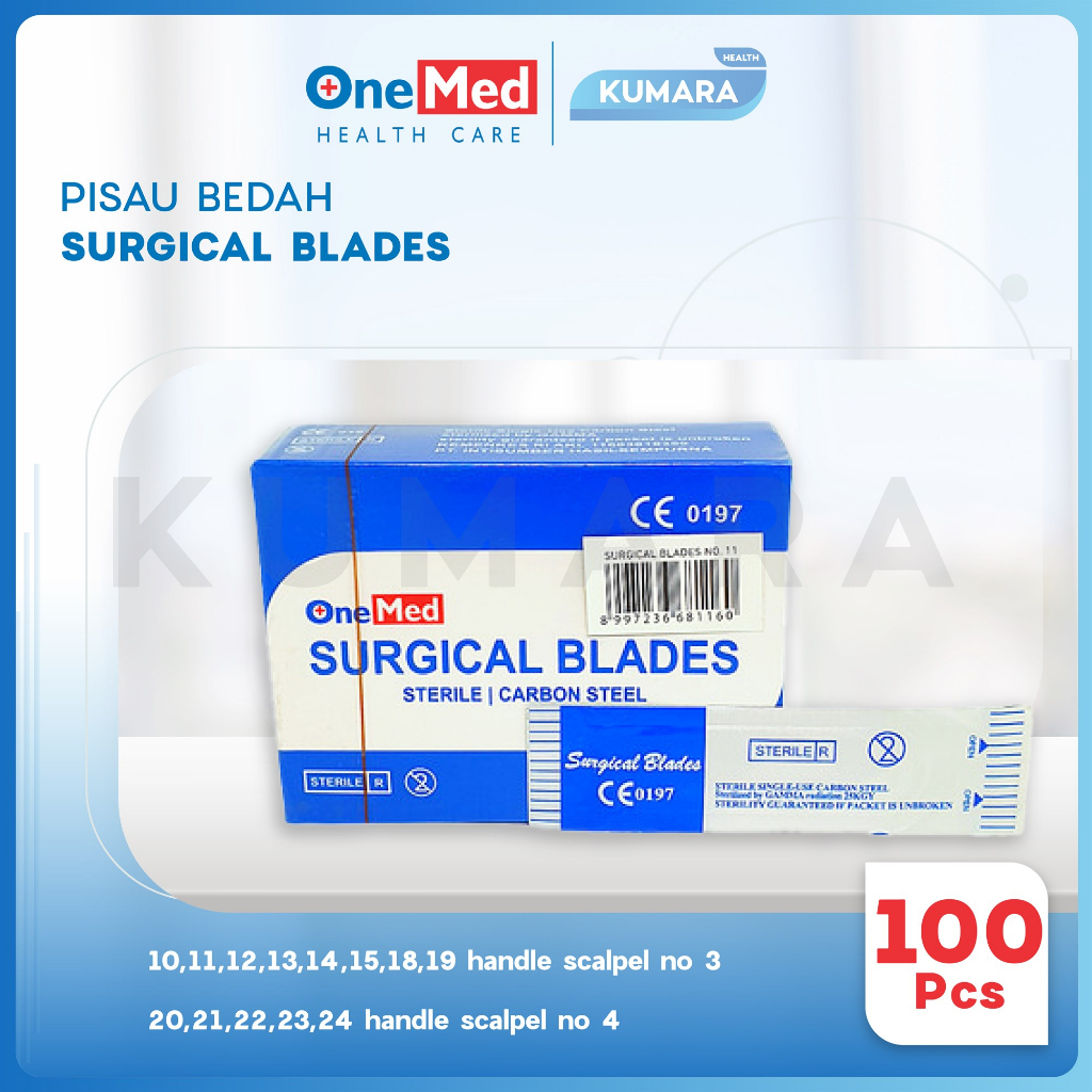 Jual ONEMED - Bisturi Blade / Surgical Blade / Mata Pisau Bedah Box ...