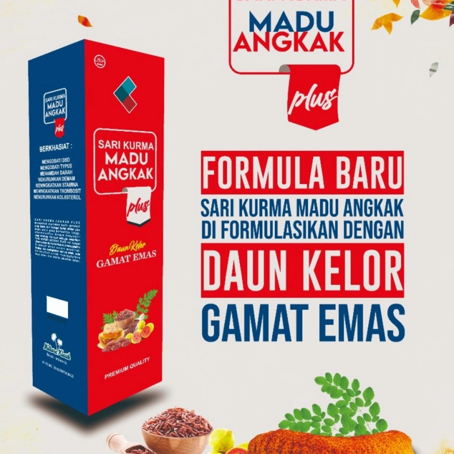 Jual SARI KURMA MADU ANGKAK PLUS PROPOLIS JAMBU BIJI DAUN KELor GAMAT ...