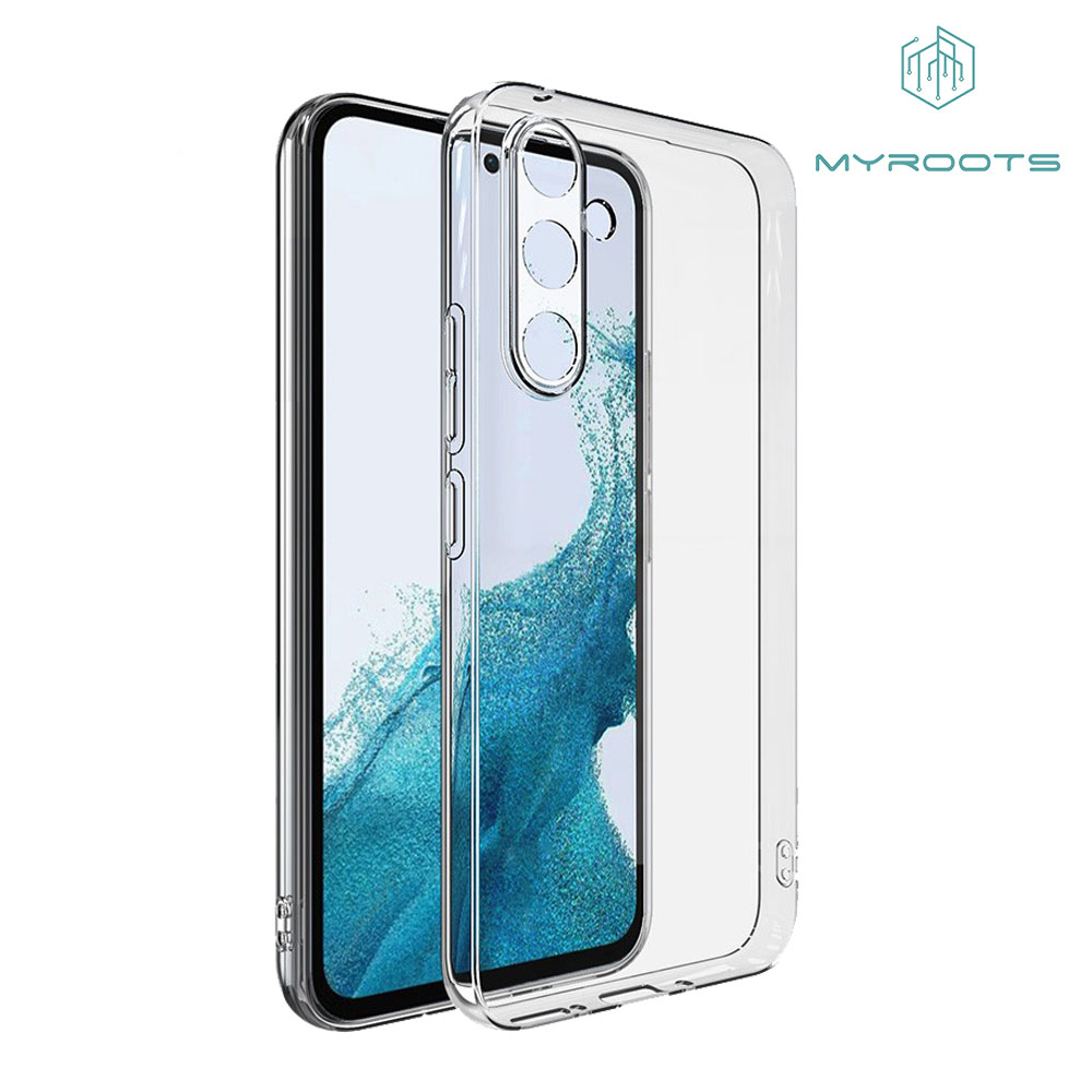 Jual Myroots Clear Case Transparant Nuansa Hitam Untuk Samsung A55 A05S - A54 A34 4G 5G ...