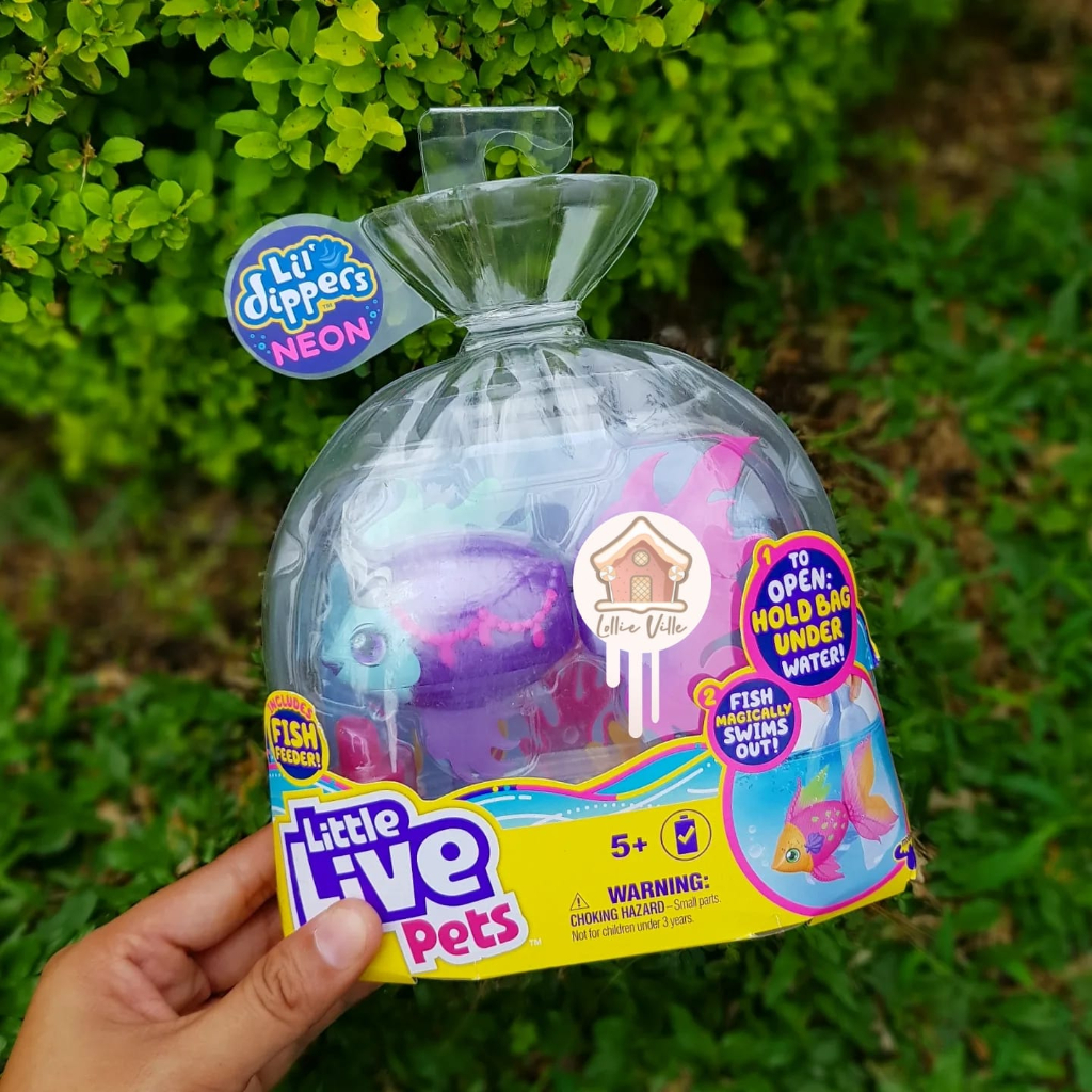 Jual Little Live Pets Lil Dippers Neon Fish - Princessa | Shopee Indonesia