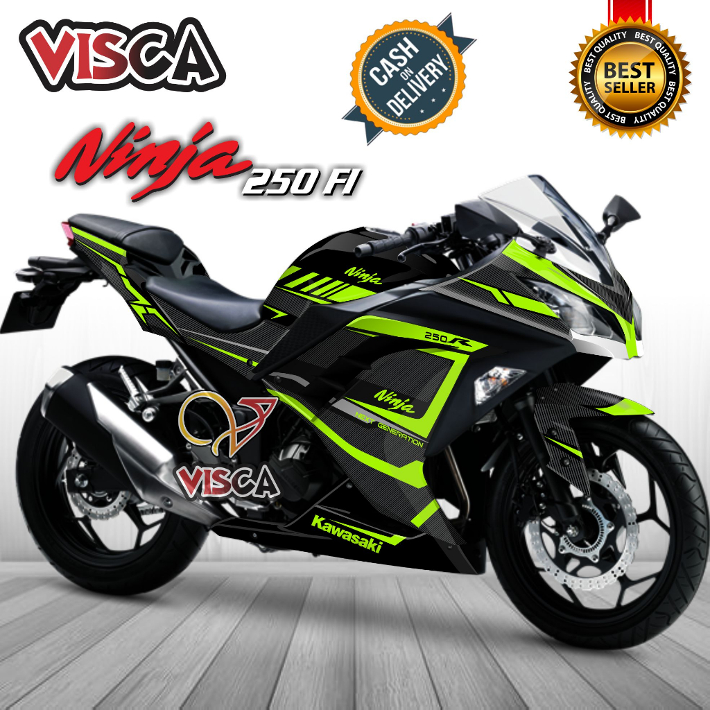 Jual Decal Ninja 250 Fi Full Body Stiker Ninja 250 Fi Full Body ...