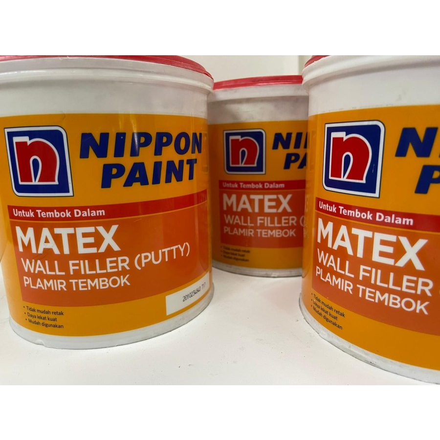 Jual PLAMIR/DEMPUL TEMBOK MATEX NIPPON PAINT (4 KG) | Shopee Indonesia