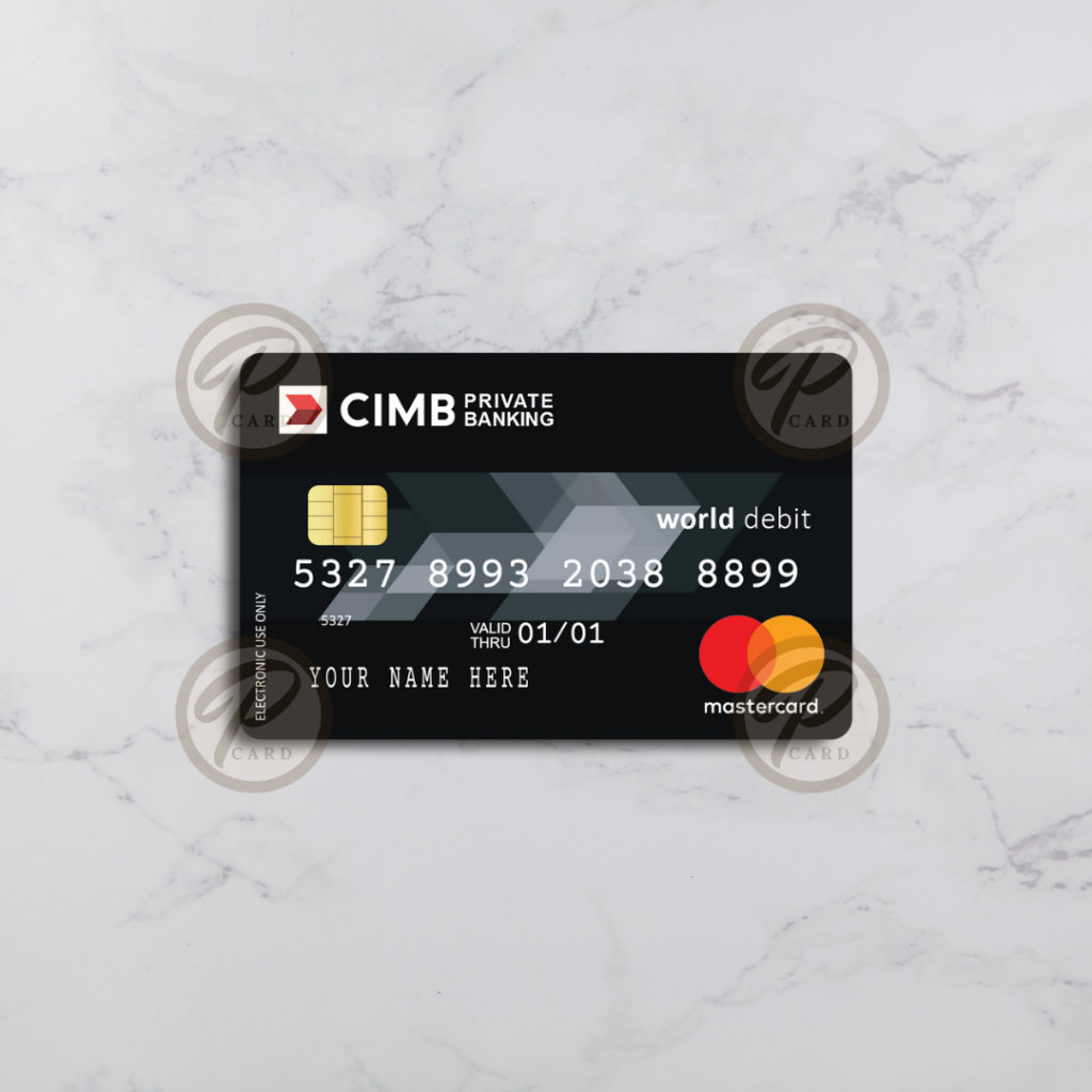 Jual [FAKE] CIMB PRIVATE BANKING - Card Cover Skin Sticker - PLIATA ...