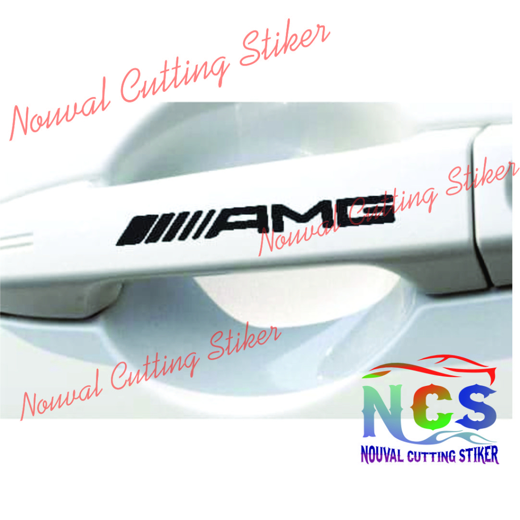 Jual Stiker Handle Pintu Mobil AMG Mercedes Benz Logo - Car Sticker ...