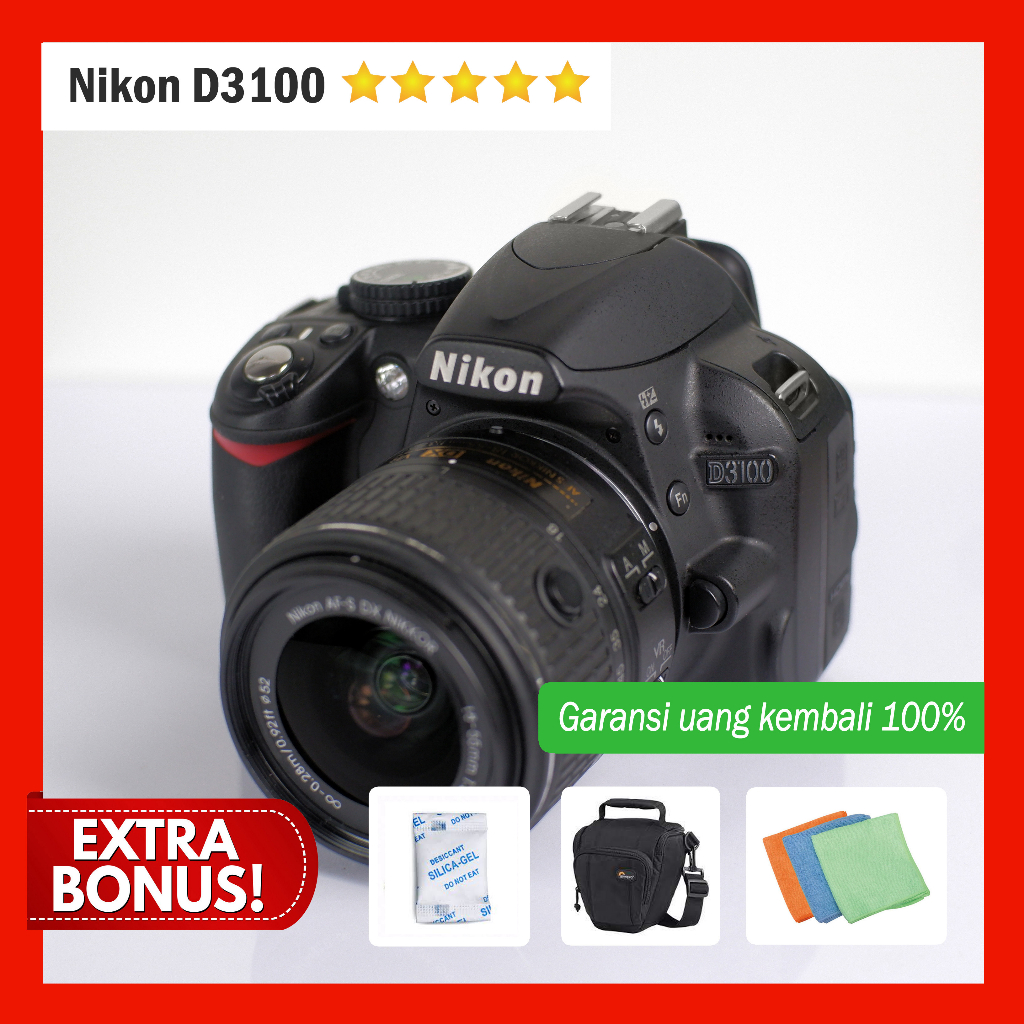 Jual Kamera DSLR Termurah Nikon D3100 | Shopee Indonesia