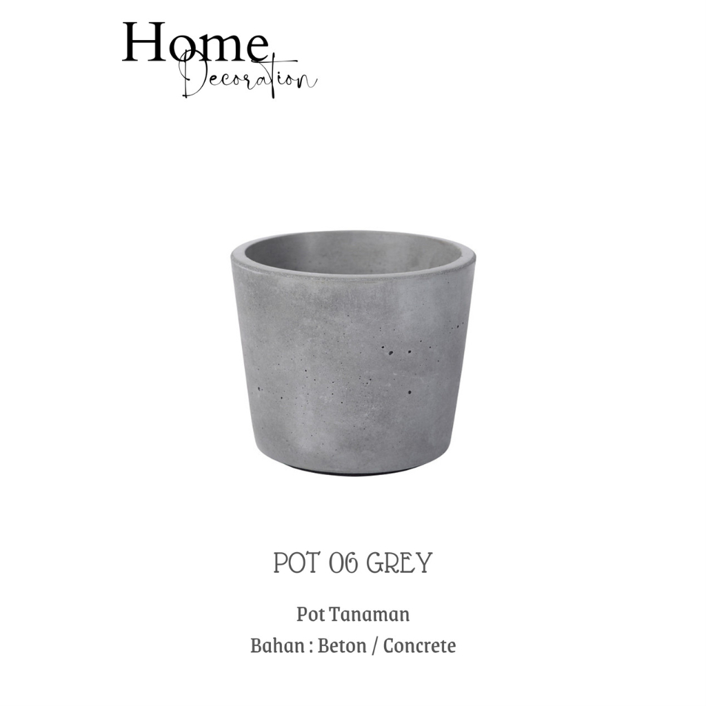 Jual Pot Tanaman Kecil Bahan Beton Concrete / Dekorasi Meja dan Ruangan ...
