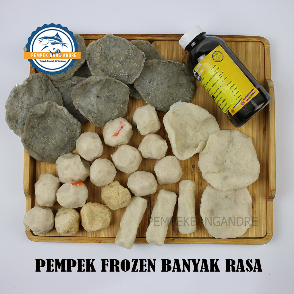 Jual PEMPEK IKAN TENGGIRI/FROZEN 3 KECIL ISI 30 - FREE CUKO KENTAL ...
