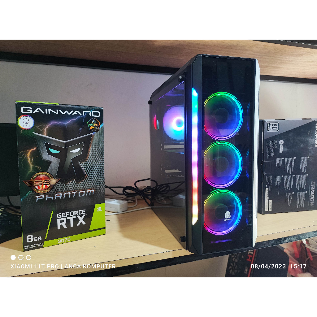 Jual PC RAKITAN RYZEN 5 3600 feat RTX 3070 GAINWARD PHANTOM GAMING | Shopee Indonesia
