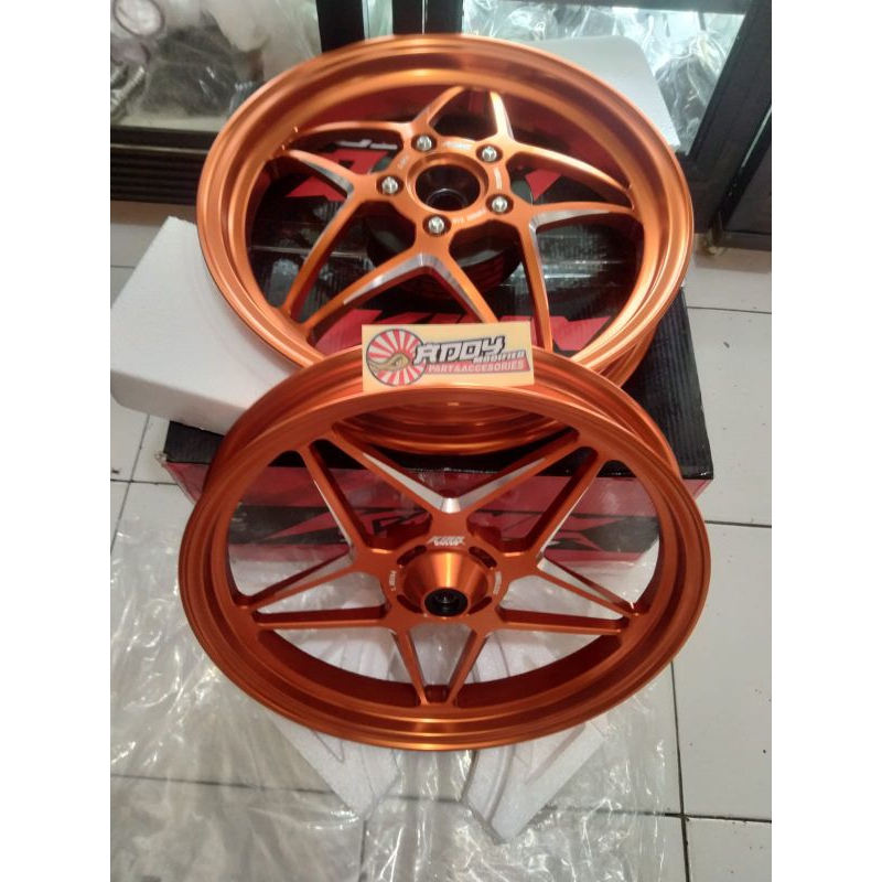 Jual Velg king speed forged orange 14 -185 & 14 - 250 Vario 125/150 ...