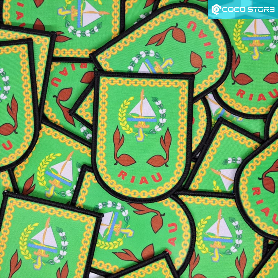 Jual Badge Pramuka Kwarda Riau bahan sublim | Shopee Indonesia