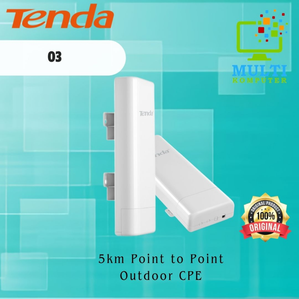 Jual TENDA O3 Outdoor AP Access Point To Point 2.4Ghz CPE Router ...