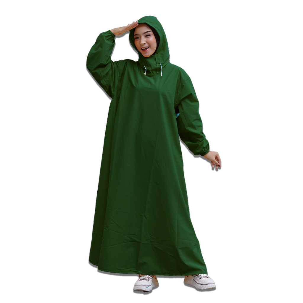 Jual GUYUR jas hujan model gamis wanita bahan premium | Shopee Indonesia