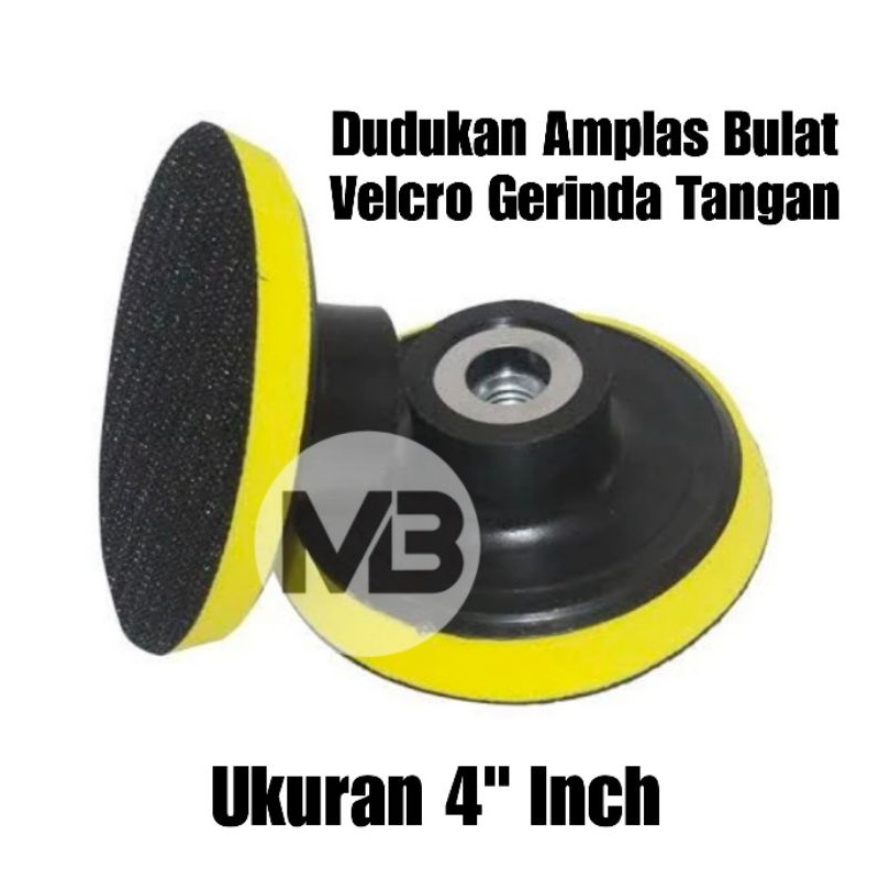 Jual Tatakan Amplas Bulat I FlapDisc Dudukan Amplas Velcro Gerinda ...