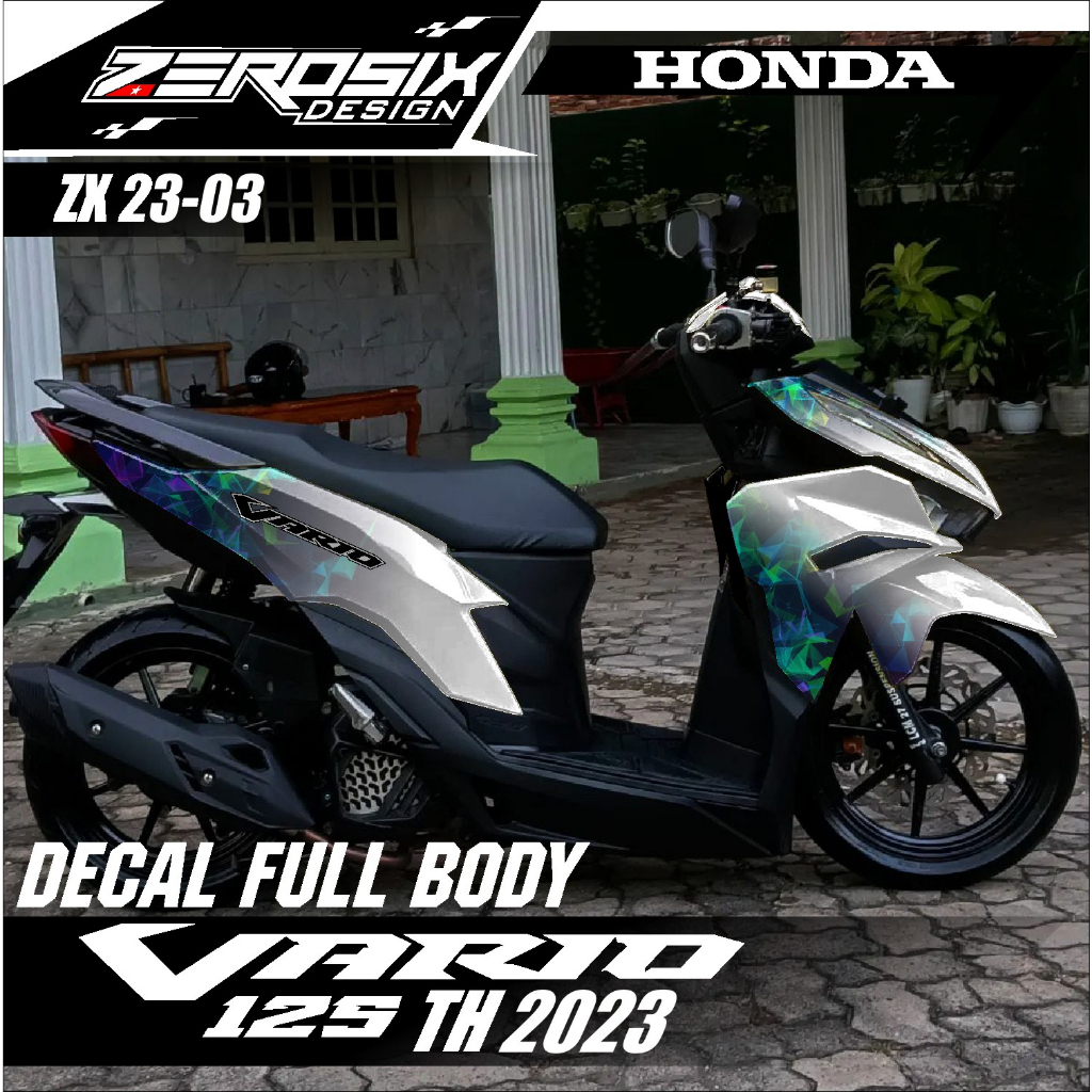 Jual Decal Sticker Honda Vario 125 New 2023 FULL BODY - Stiker Skotlet Vario 125 Terbaru Desain ...