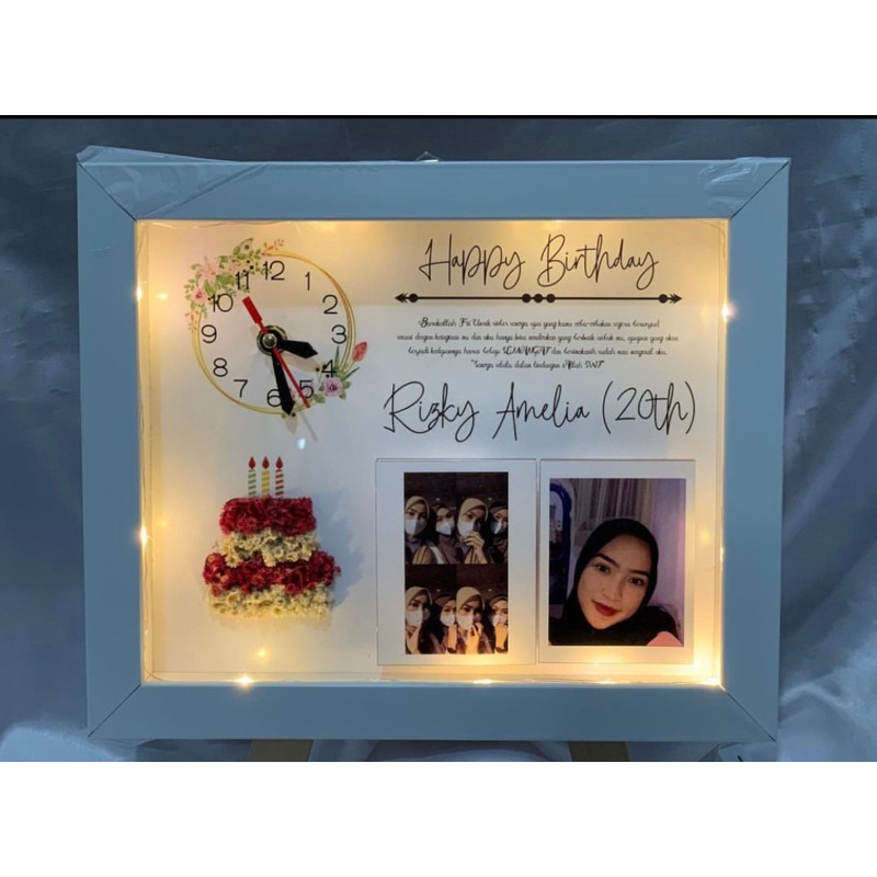 Jual POP UP FRAME FLOWER IN FRAME Kado pernikahan nikah wedding gift ...
