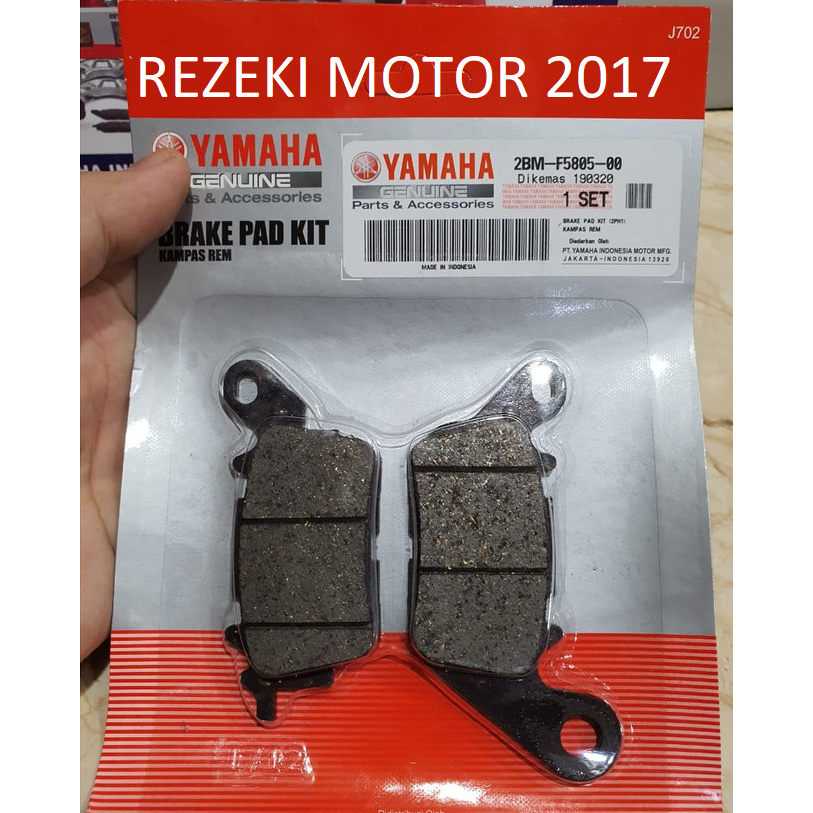 Jual DISCPAD KAMPAS REM DPN 2BM NMAX AEROX JUPITER MX KING MIO M3 SOUL GT ASLI ORI YAMAHA ...