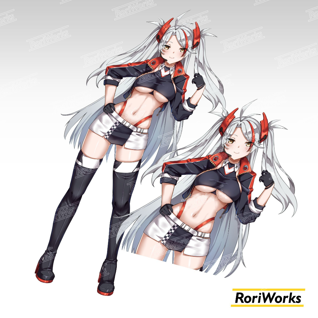 Jual Stiker Kiss cut - Prinz Eugen Race Queen | Azur Lane | Shopee ...