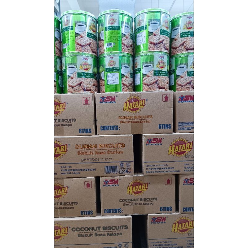 Jual HATARI COCONUT | HATARI ASSORTED | BISKUIT | ROTI KALENG | KUE ...