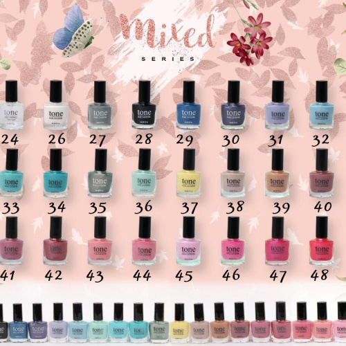 Jual Tone Nail Lacquer Nude Series 13-24 | Shopee Indonesia
