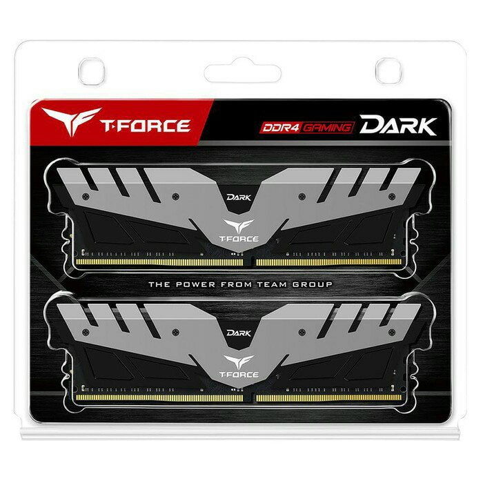 Jual Ram PC Team Dark DDR4 16GB (2x8GB) PC 2400Mhz - Grey Heatsink ...