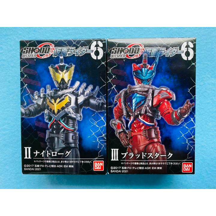 Jual Bandai SHODO-O Kamen Rider 6 - Night Rogue & Blood stark + Parts ...