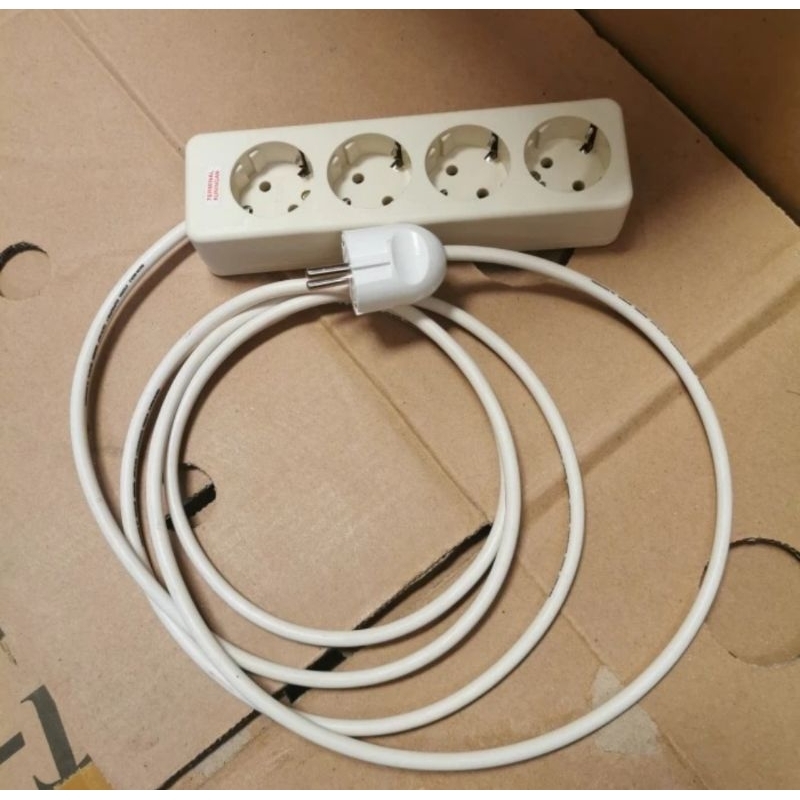 Jual Sambungan Kabel 10 Meter 4 Lubang Spek BROCO ETERNA Cable ...