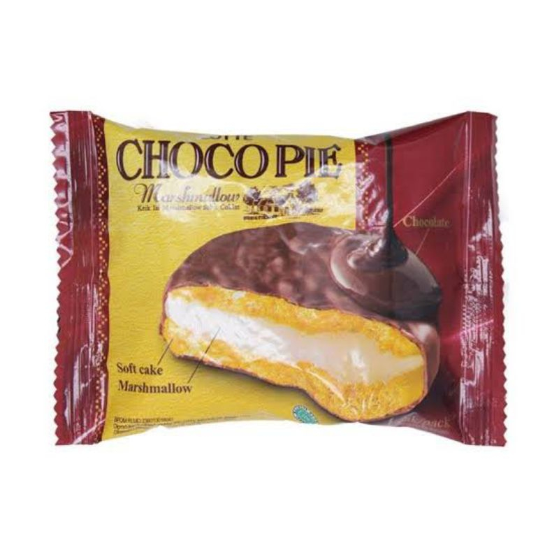 Jual Lotte Chocopie Marshmallow Coklat 28gr/box | Shopee Indonesia