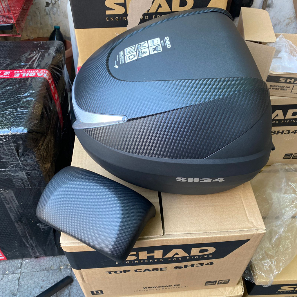 Jual BOX SHAD SH34 BOX ORIGINAL BOX SHAD SH34 BOX MOTOR CARBON | Shopee Indonesia