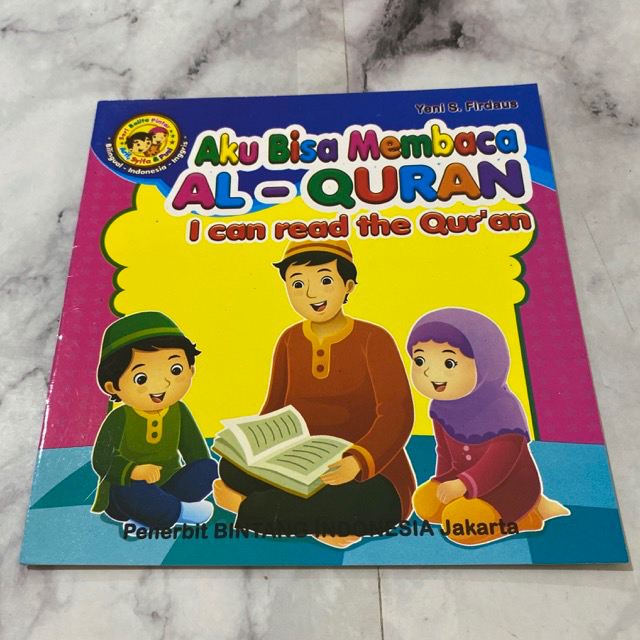 Jual Aku bisa membaca al-quran buku cerita anak muslim bilingual indonesia inggris agama islam ...