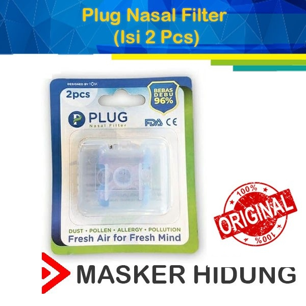 Jual Nasal Filter Nose Plug by Nosk Masker Hidung 2 pcs | Shopee Indonesia