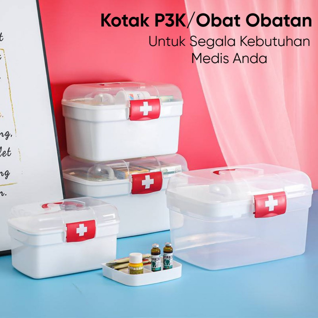 Jual Raja Grosir | Kotak Penyimpanan Obat / P3K / Medicine Box ...