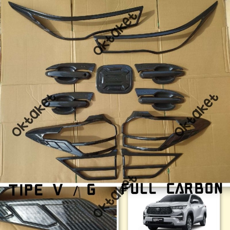 Jual paket lengkap Garnish depan belakang outer handle tank cover ...