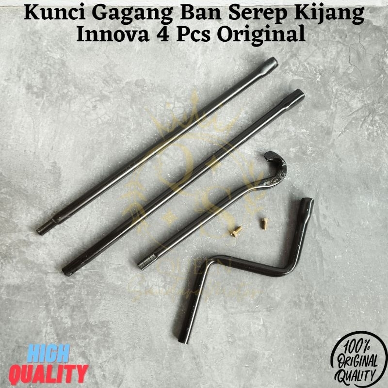 Jual Kunci Gagang Ban Serep Kijang Innova 4 Pcs Original | Shopee Indonesia