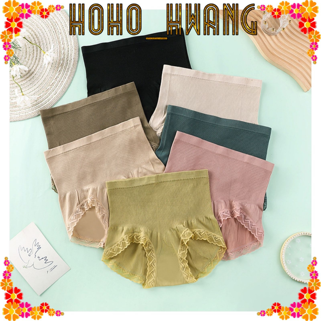 Jual HOHO_HWANG (C-333）Celana dalam Wanita Antibakteri CD Cewek Highwaist Renda | Shopee Indonesia