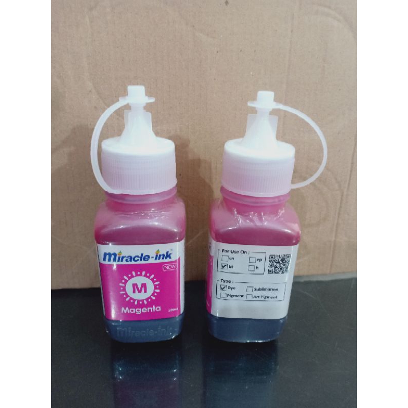 Jual Tinta Miracle Ink Printer Brother warna Magenta (merah) | Shopee ...