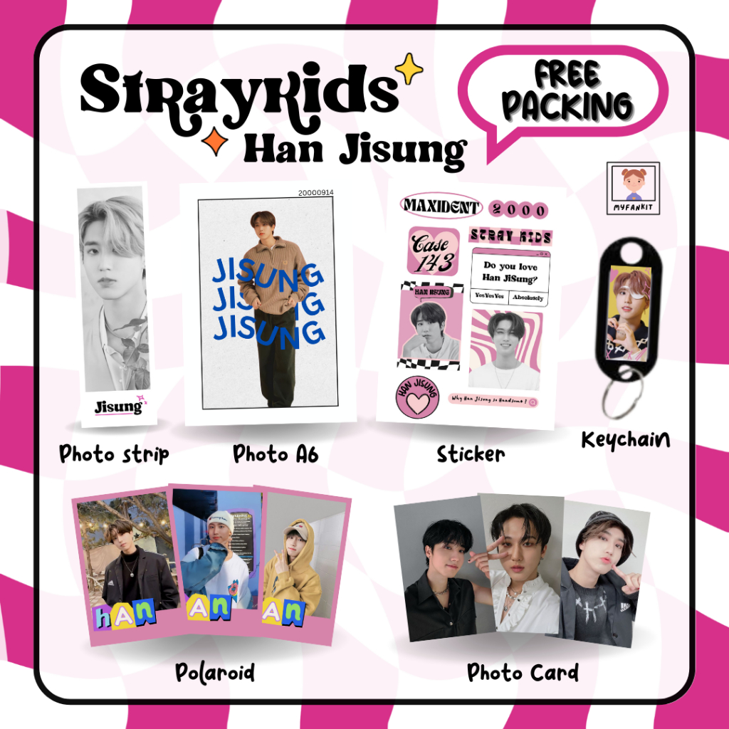 Jual MINI FANKIT STRAYKIDS / FREEBIES KONSER / GIFT BOX KPOP / HAMPERS ...