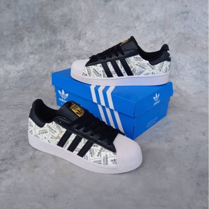 Jual ADIDAS SUPERSTAR LABEL COLLAGE | Shopee Indonesia