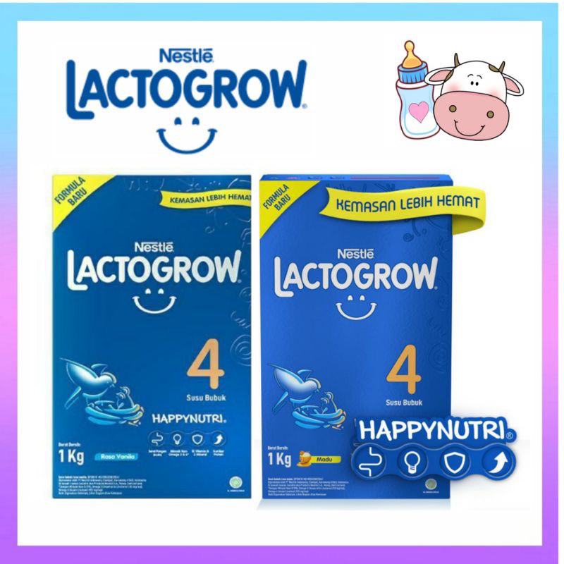 Jual lactogrow 1kg vanilla atau muda susu nestle 1000gr | Shopee Indonesia