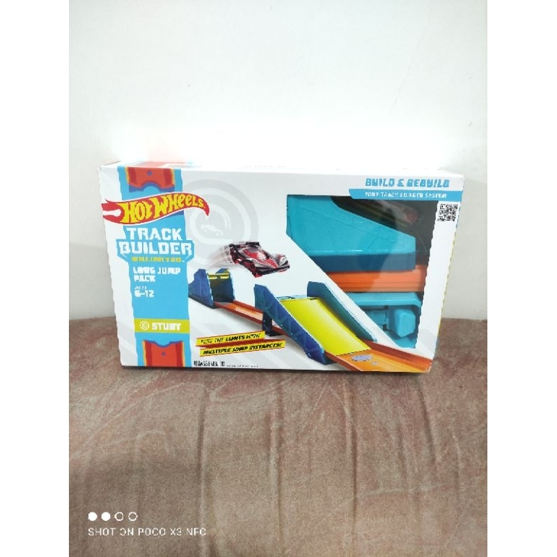 Jual Hotwheels track builder long jump pack ori Mattel Hot Wheels ...