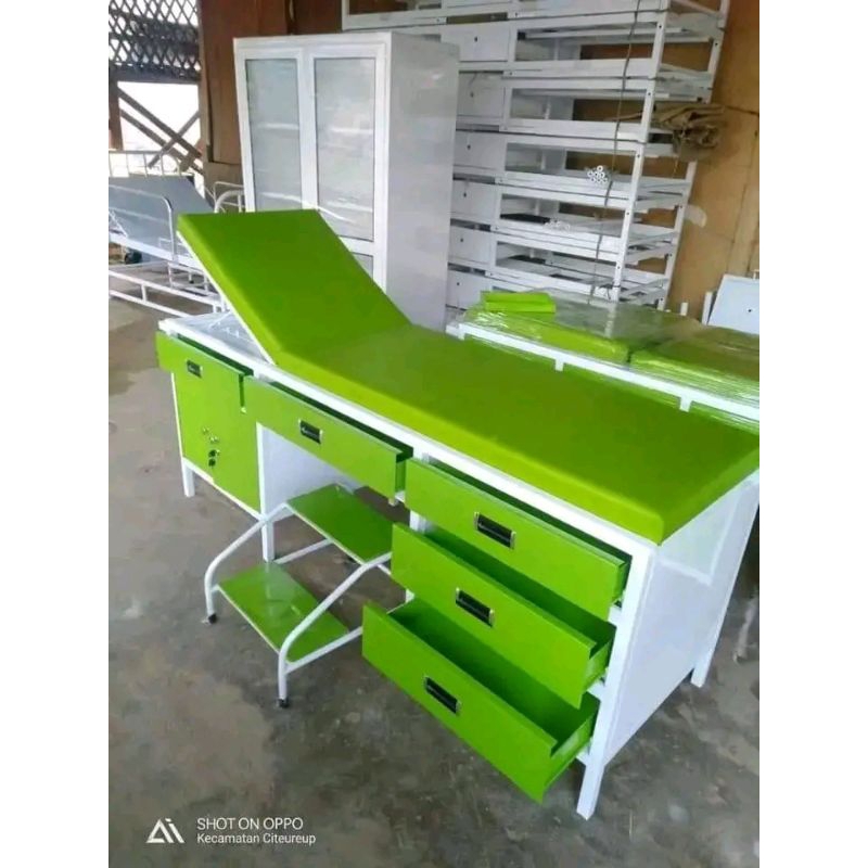 Jual bed periksa banyak laci/bed periksa advan 2loker | Shopee Indonesia