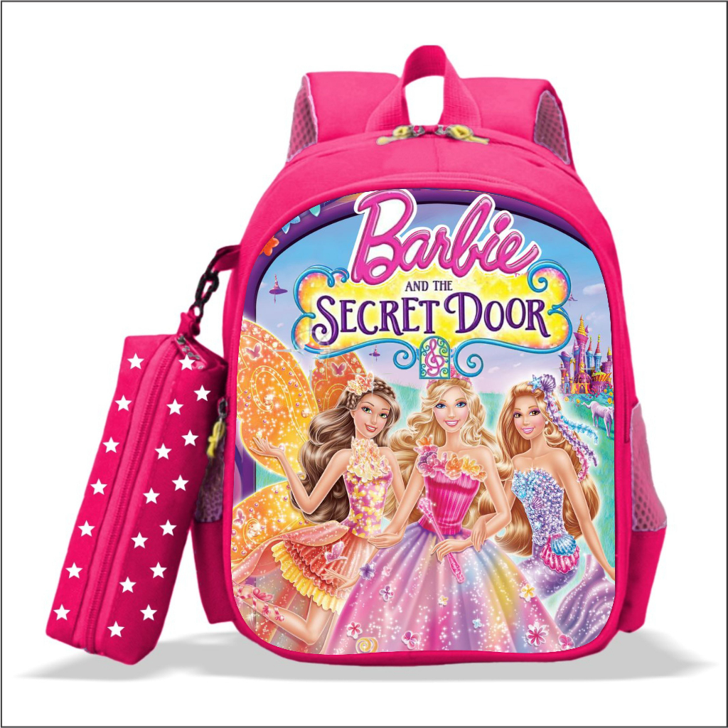 Jual Tas Ransel Sekolah Anak Perempuan TK dan SD Karakter BARBIE ...