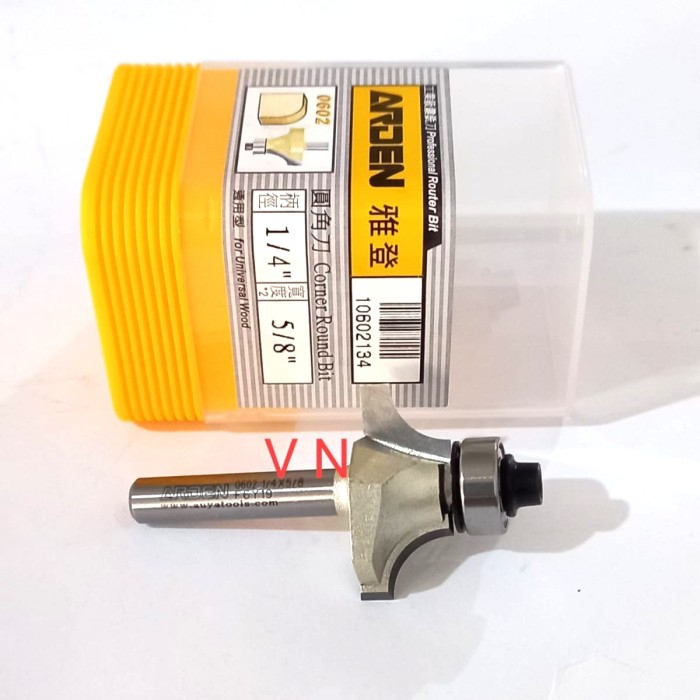Jual Mata Router/Profil Round Over Bit 8 mm ( 1/4×5/8×R 7.9mm ) ARDEN ...