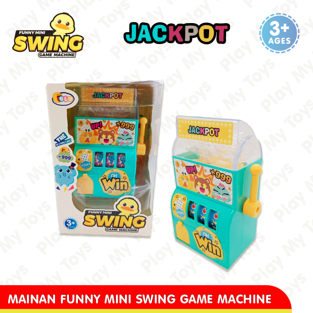 Jual Mainan Anak Machine Funny Mini Swing Game Vending Jackpot Fun Party 3+ Ages | Shopee Indonesia