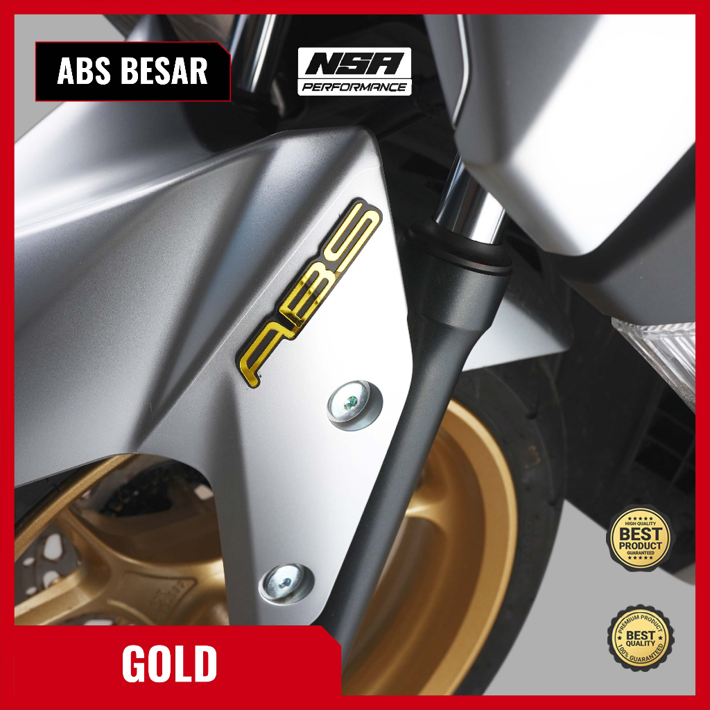 Jual MYMM0694 XC26619 2PCS EMBLEM ABS LOGO ABS 3D STIKER MOTOR ATAU ...