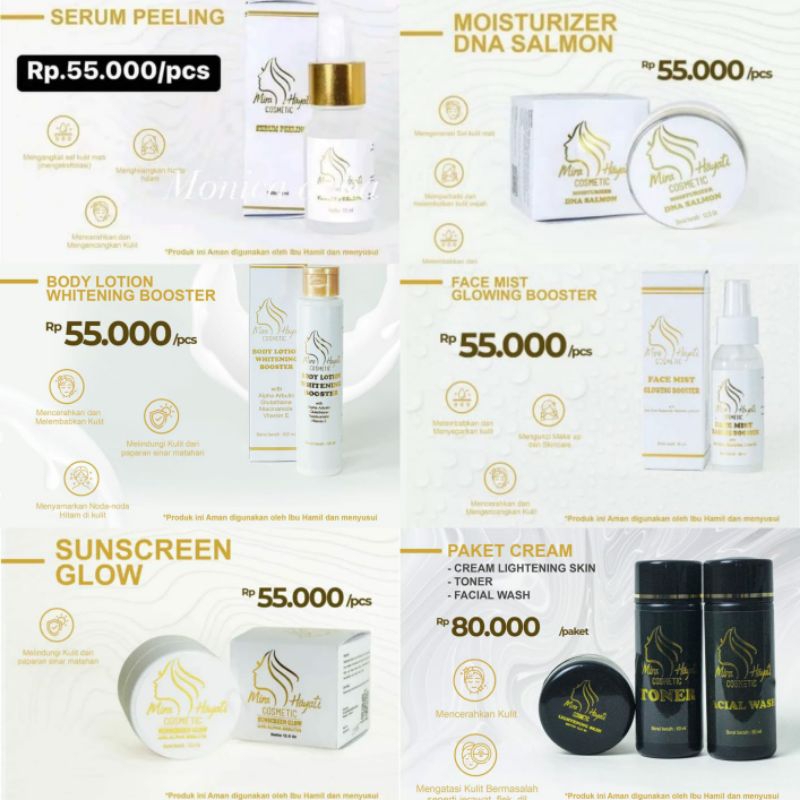 Jual MH COSMETIC SKINCARE GLOW BY MIRA HAYATI COSMETIC | Shopee Indonesia