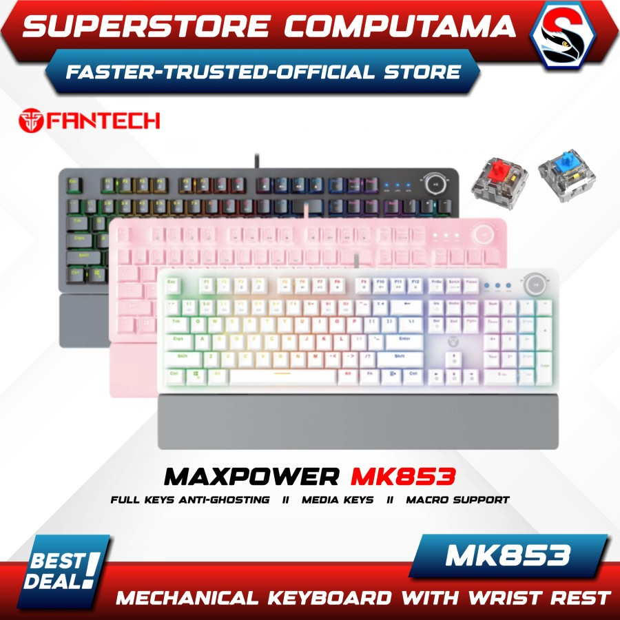 Jual Fantech MAXPOWER MK853 Gaming Mechanical Keyboard | Shopee Indonesia
